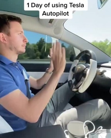 Using Tesla autopilot - Coub - The Biggest Video Meme Platform