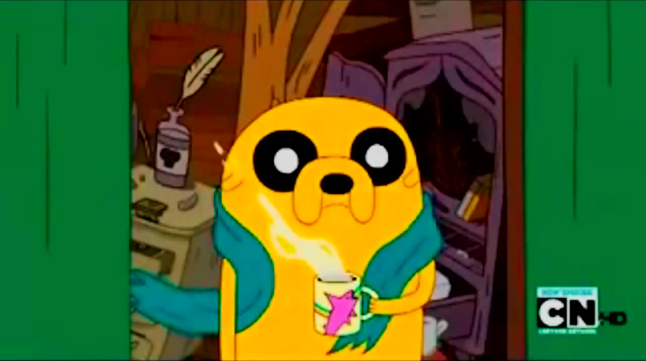 Adventure Time Jake Coffee and TV (Blur) - Coub - The Biggest Video ...