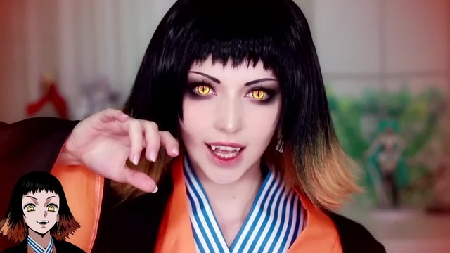 Susamaru Cosplay Makeup Tutorial Demon Slayer 鬼滅の刃 ☆ - Coub - The ...