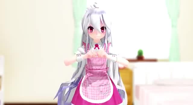 MMD『HeartBeat』高画质Full HD/ 弱音ハクLoli Yowane Haku - Coub - The Biggest Video Meme Platform