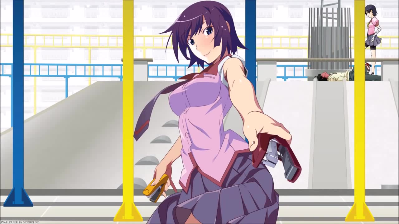 Staple Stable HQ (Bakemonogatari opening 1) by Chiwa Saito - Coub - The Biggest Video Meme Platform