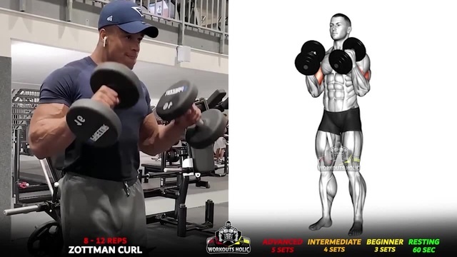 Biceps Workout Exercises ‖ Only Dumbbells - Coub - The Biggest Video ...