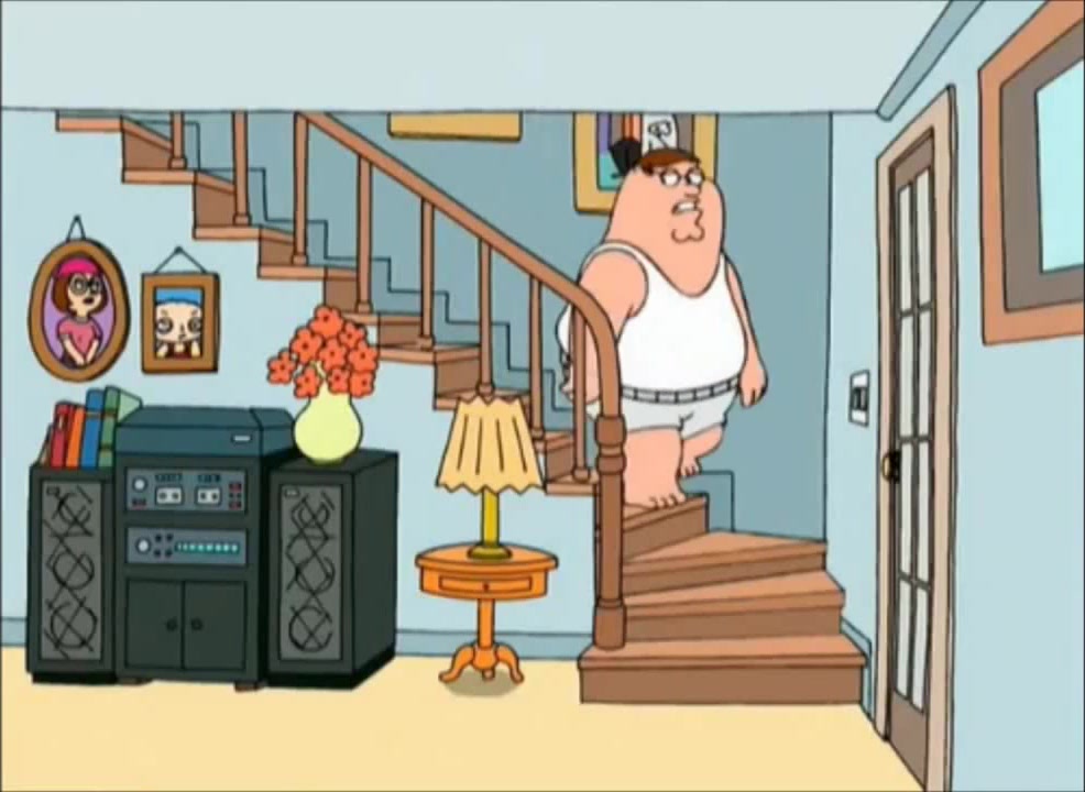 Peter Griffin gets stuck in the stairs - Coub - The Biggest Video Meme Platform