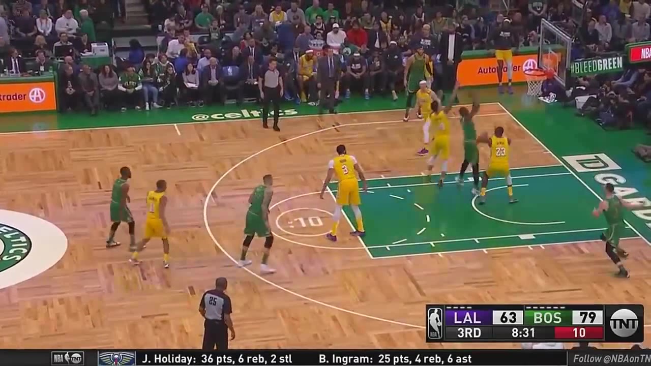 LeBron James Gets posterized By Jaylen Brown's Crazy Dunk - Coub - The ...