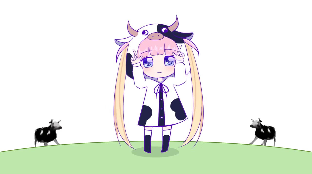 Cute loli Cow - Coub - The Biggest Video Meme Platform