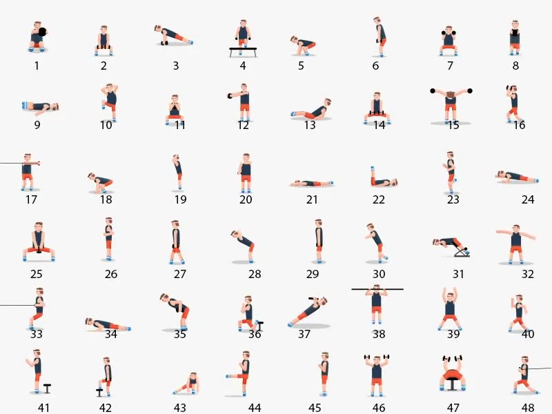 48 day workout - Coub - The Biggest Video Meme Platform