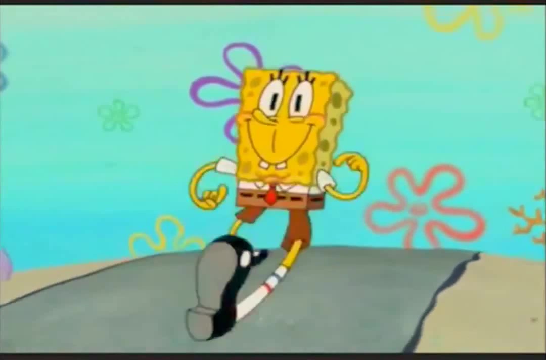 SpongeBob funny walk - Coub - The Biggest Video Meme Platform