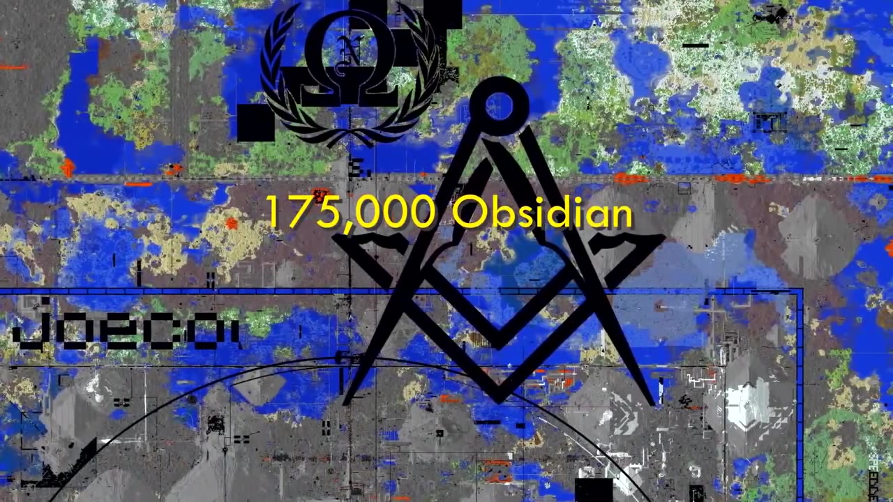 Самое БОЛЬШОЕ строение на 2b2t.Как оно было построено(Массонское лого ...