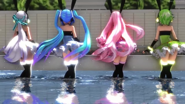 【MMD】 Ghost Dance! - Miku, Luka, Haku, Gumi (Vocaloid) - Coub - The Biggest Video Meme Platform