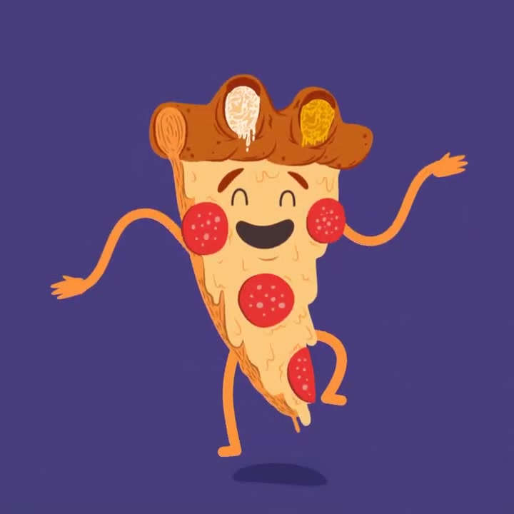 dancing pizza - Coub - The Biggest Video Meme Platform