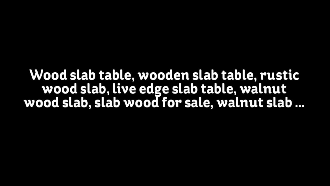 Wooden Slab Table | BOIS EXOTIQUES - Coub - The Biggest Video Meme Platform