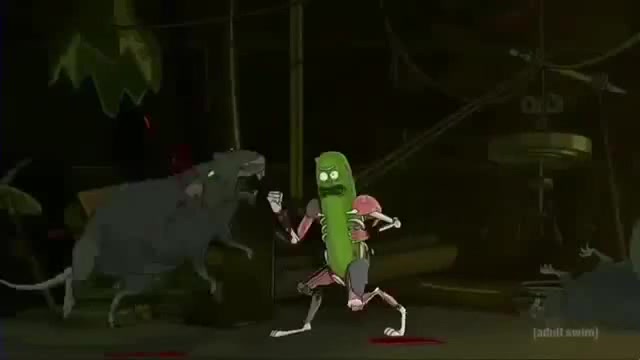 Rick and Morty - Pickle Rick Kills A Bunch Of Rats In The Sewer - Coub ...