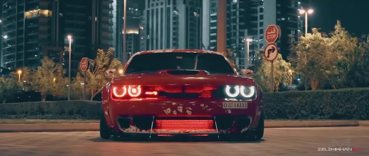 BLOOD SPLATTER Liberty Walk Wide Body Dodge Hellcat Challenger BY zelimkhanshm - Coub - The ...