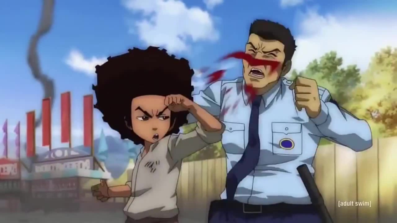 The Boondocks Huey Freeman Fight : FreedomLand - Coub - The Biggest ...