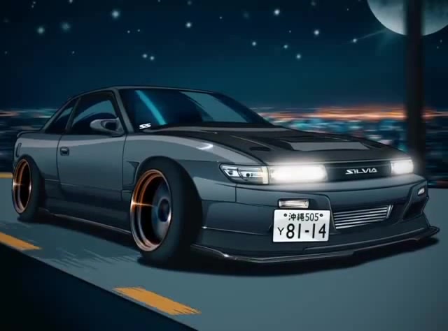 Nissan Silvia S13 Animation - Coub - The Biggest Video Meme Platform