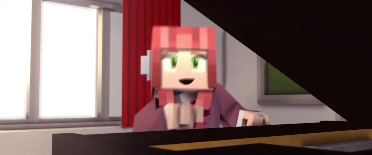 Just Monika” Minecraft Doki Doki Animated Music Video (Song By Random ...
