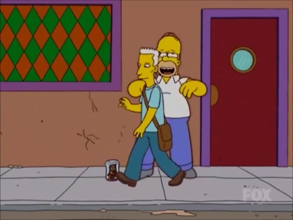The Simpsons - Homer Drunk Dancing - Coub - The Biggest Video Meme Platform