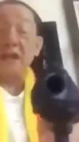 asian man with gun shoots camera - Coub - The Biggest Video Meme Platform
