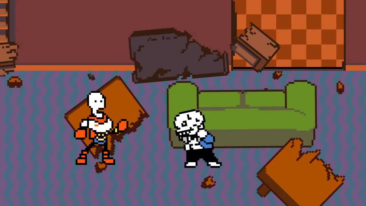 Sans Vs Papyrus - Undertale fight animation P.1/2 - Coub - The Biggest ...