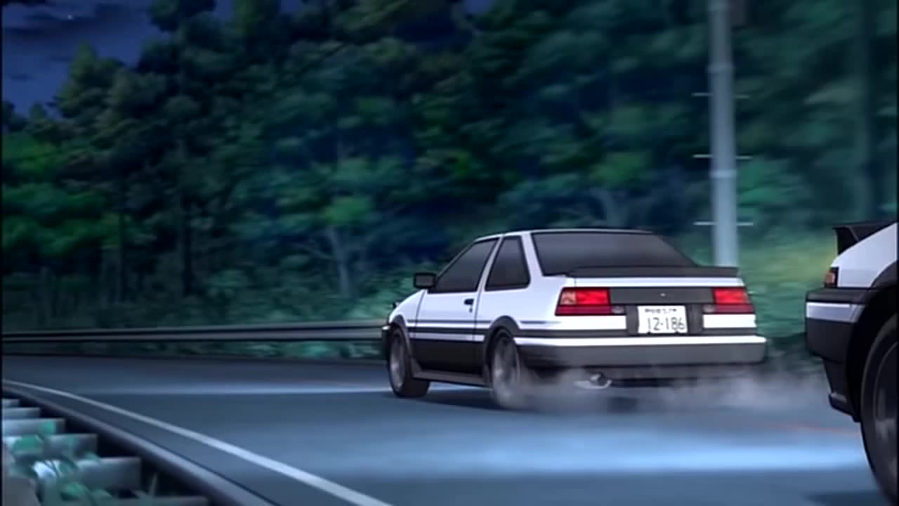 Initial D Final Stage | AE86 vs AE86 - Shinji vs Takumi | Nuage - Crazy Little Love - Coub - The ...