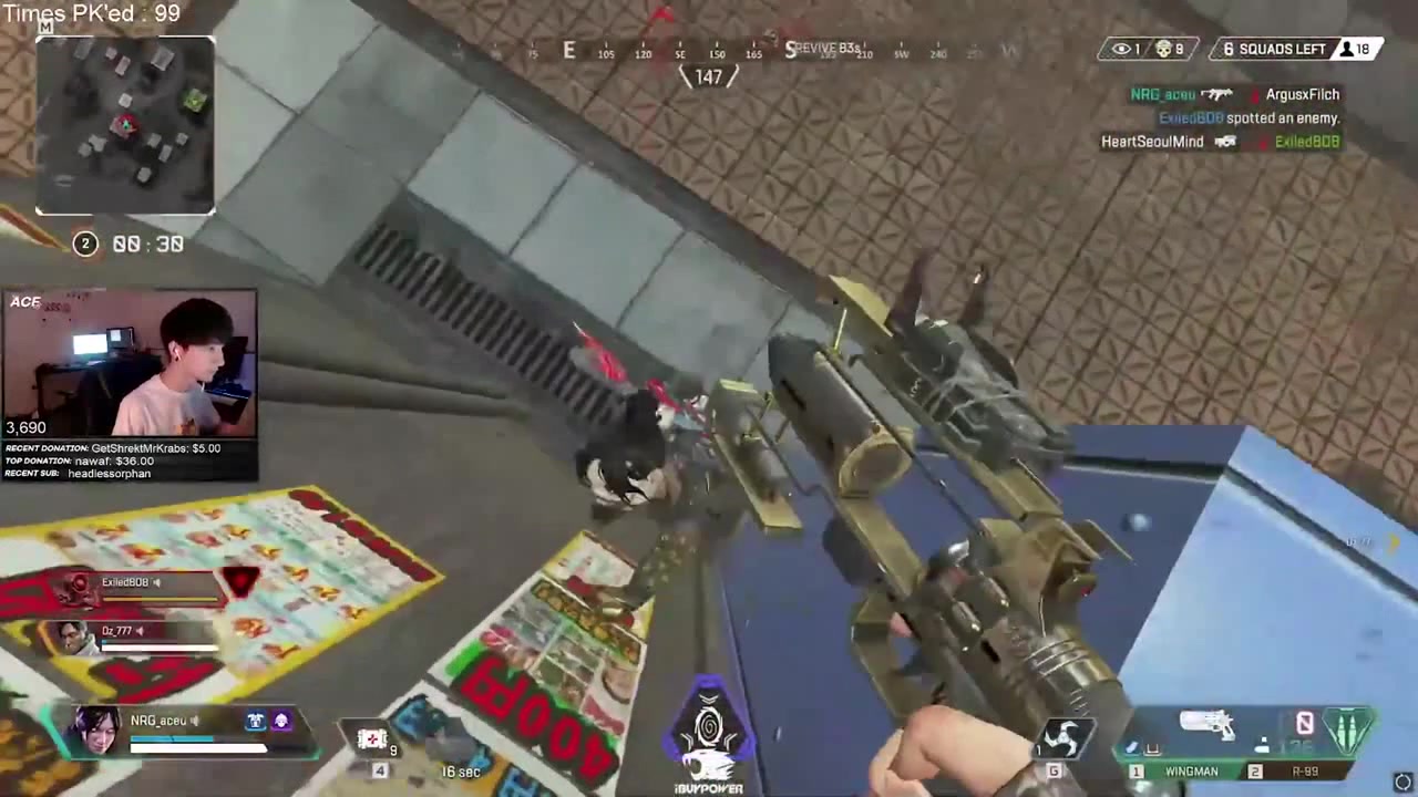 APEX LEGENDS R-99 GOD NRG ACEU - Apex Legends Best Highlights #34 ...