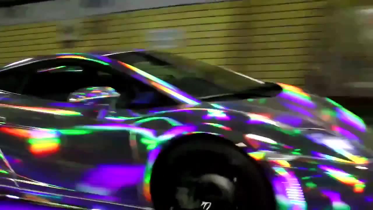 ド派手LEDランボルギーニ軍団 夜間首都高爆走編 Tokyo Midnight Lambo Run- Japan LED ...
