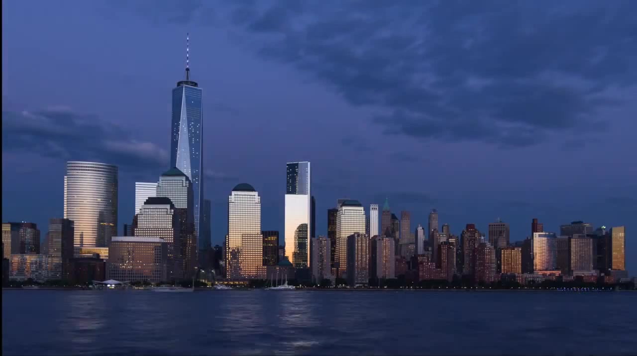 Stunning New York City skyline timelapse: Day to night - Coub - The ...