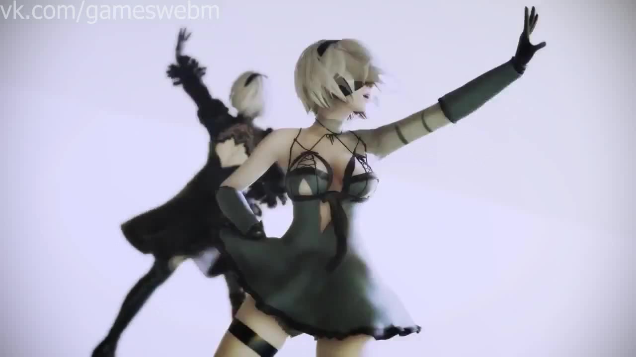Nier Automata 2B dance - Coub - The Biggest Video Meme Platform