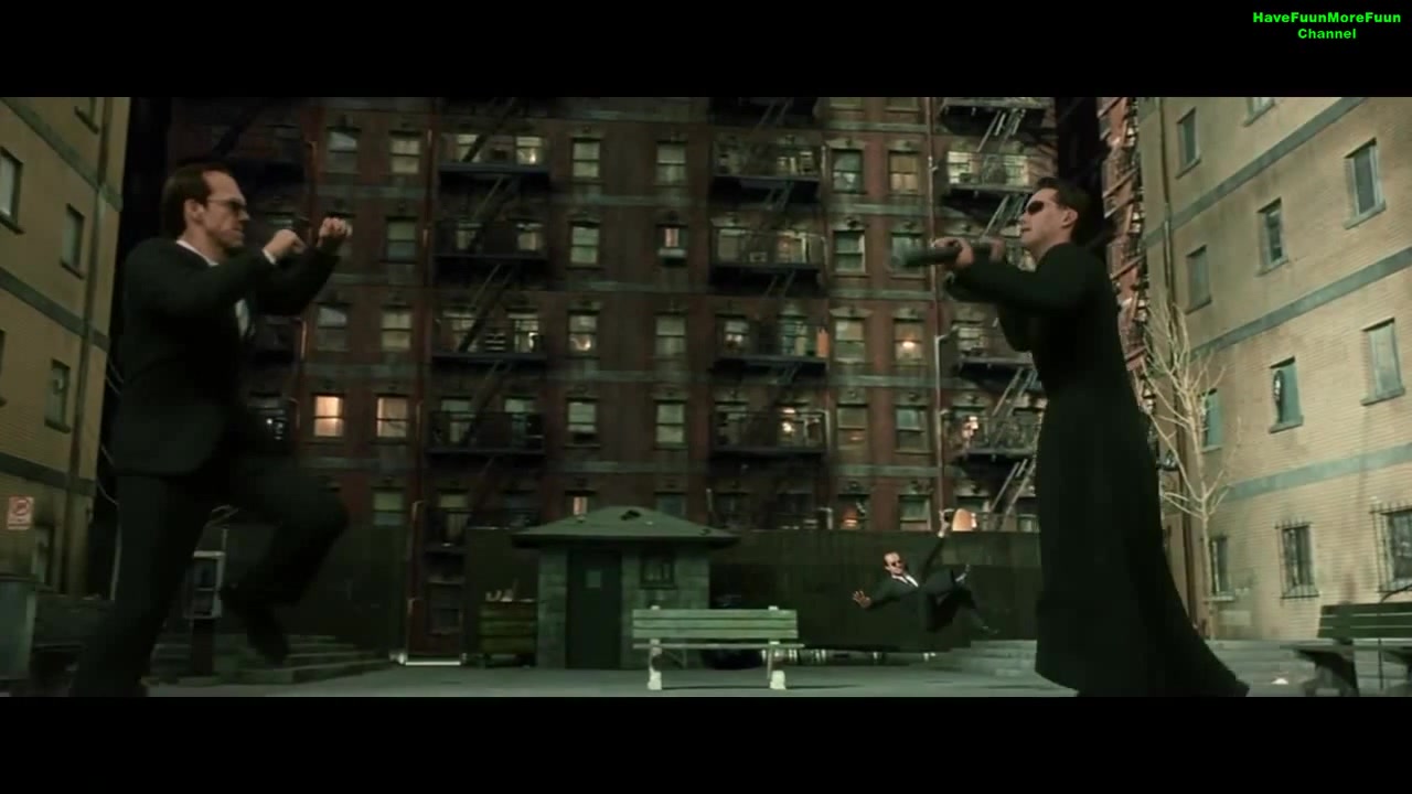 Best fight scenes of Matrix Reloaded! Neo VS Agents Smith!!! HD #2/2 ...
