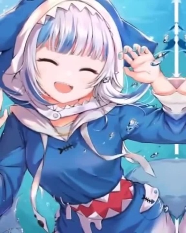 Grawr Gura / JVKE - Upside Down - Coub - The Biggest Video Meme Platform