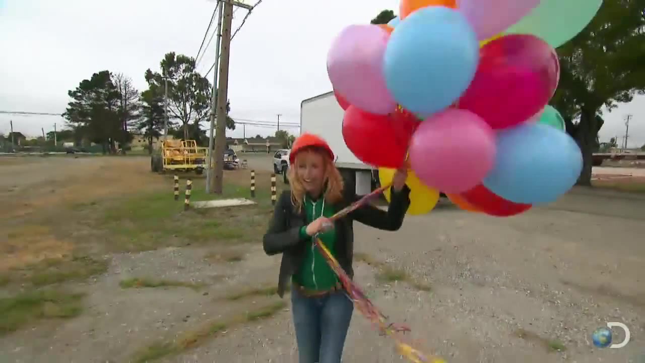 MythBuster's Kari Byron: Balloons in car - Act as an air bag ? - Coub ...