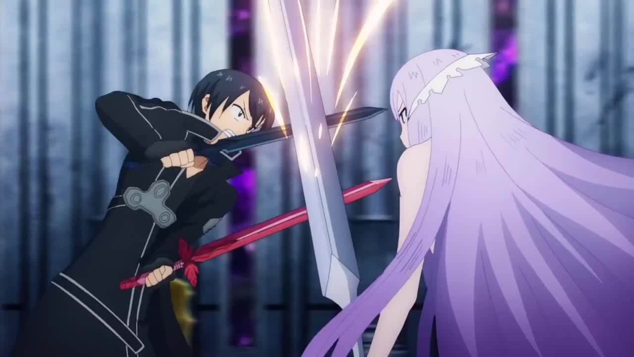 Sword Art Online: Alicization | Kirito VS Quinella - Coub - The Biggest Video Meme Platform