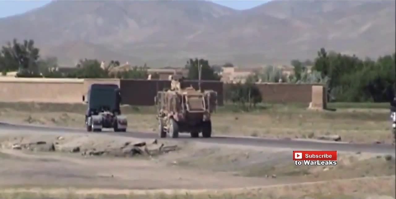 Taliban IED Sends Afghan National Army MRAP Flying - Afghanistan War ...