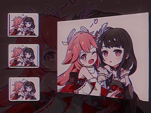 yae miko x raiden shogun - Coub - The Biggest Video Meme Platform