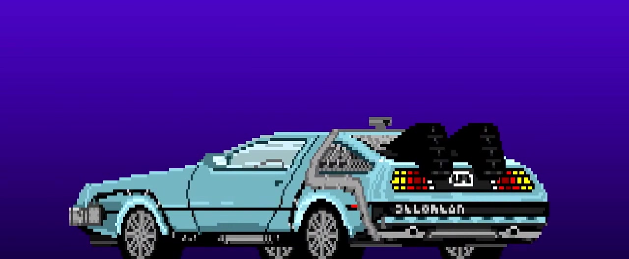 PIXEL DELOREAN - Coub - The Biggest Video Meme Platform