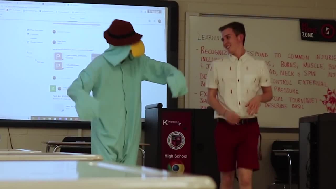 Disturbing students as Perry the Platypus - Coub - The Biggest Video ...