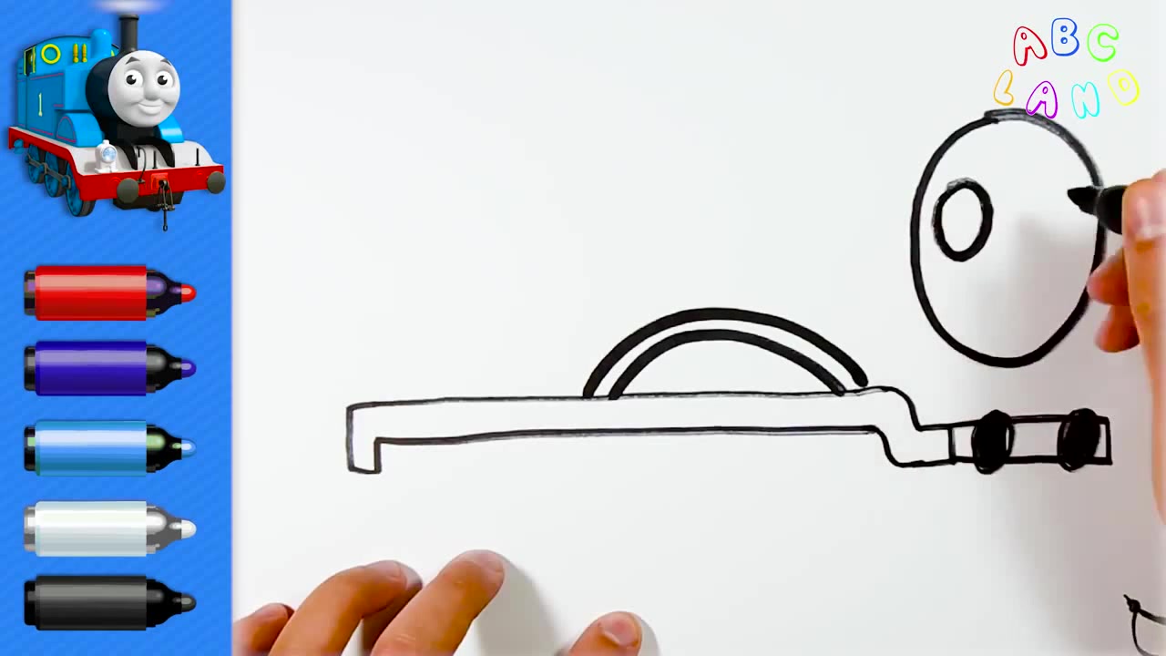 Thomas and Friends ♦ How to Draw Thomas the Tank Engine ♦ Animated ...