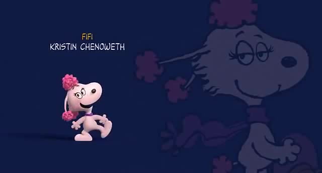 Snoopy and Fifi is with Woodstock for the end credits of The Peanuts ...