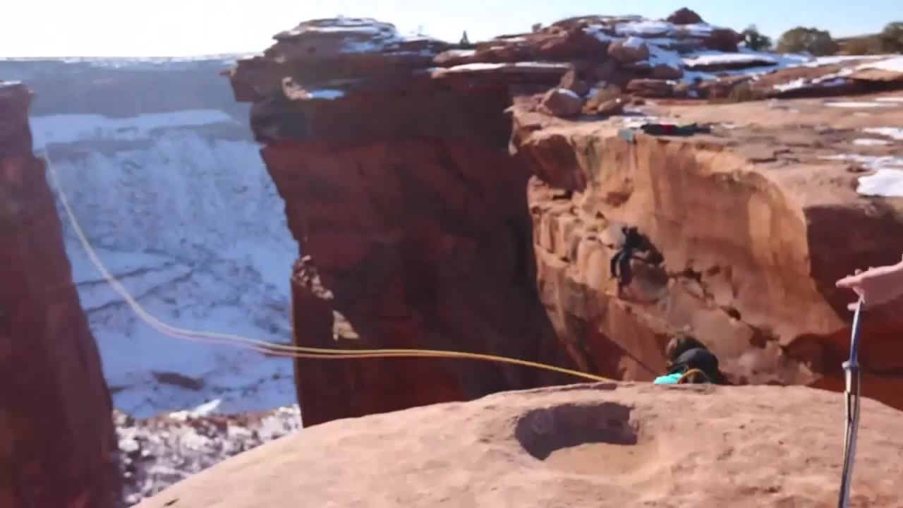 Insane Canyon Rope Swing - Coub - The Biggest Video Meme Platform