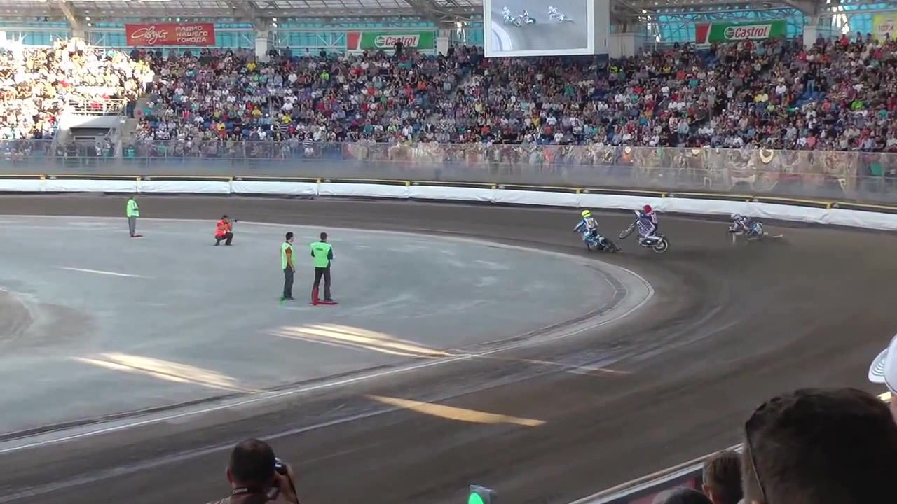 Speedway КЧР 2012 Тольятти 17 мая 2012. № 1-1.Падение. - Coub - The ...