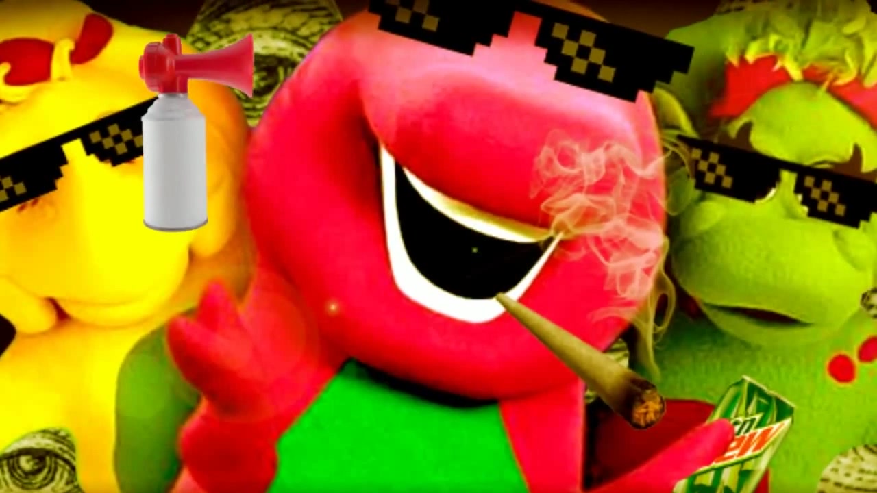 Barney Theme (MLG Air Horn Remix) - Coub - The Biggest Video Meme Platform