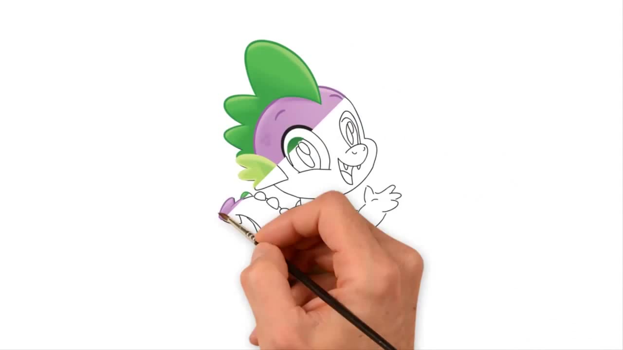 How To Draw Spike From My Little Pony, How To Draw Spike the Dragon, # ...