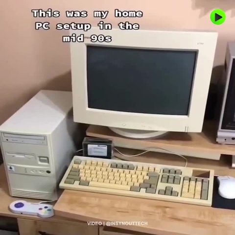 this was my home pc setup in the mid 90s - Coub - The Biggest Video ...