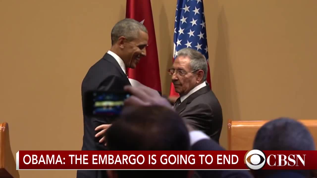 Cuban leader Raul Castro did not allow US President Barack Obama pat ...