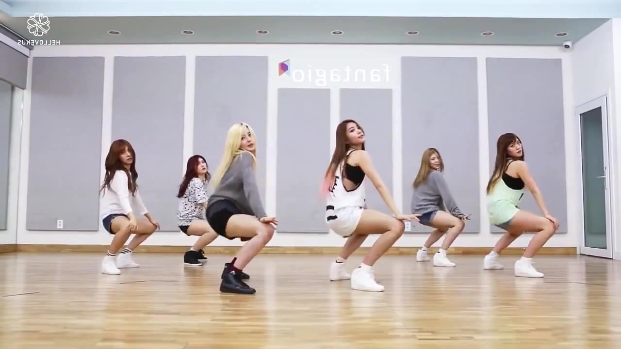 HELLO VENUS - Wiggle Wiggle - mirrored dance practice video - 헬로비너스 위글위글 - Coub - The Biggest ...