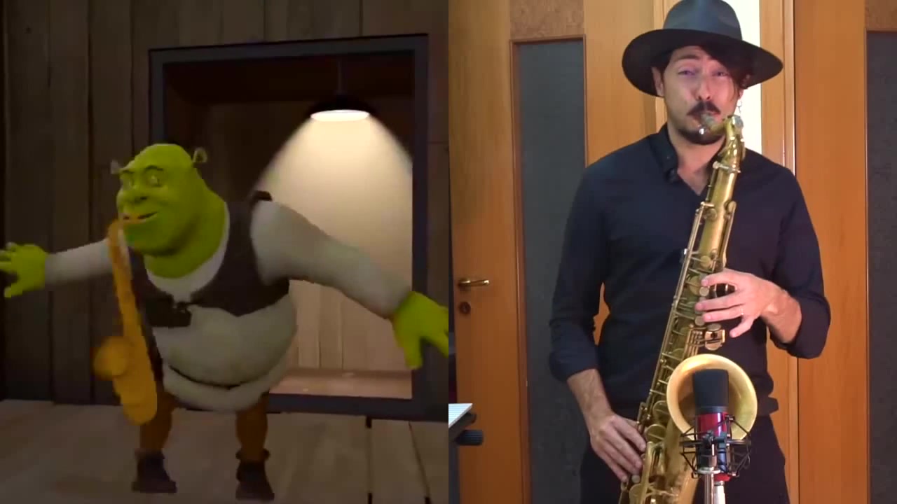 Shreksophone 🎷(with a real sax) - Coub - The Biggest Video Meme Platform