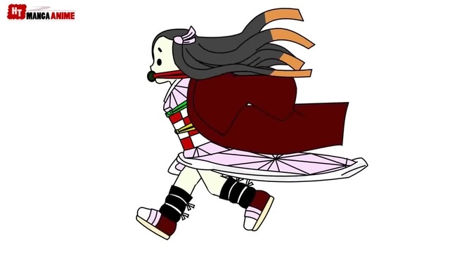 Run, Nezuko, run (White Background) - Coub - The Biggest Video Meme ...