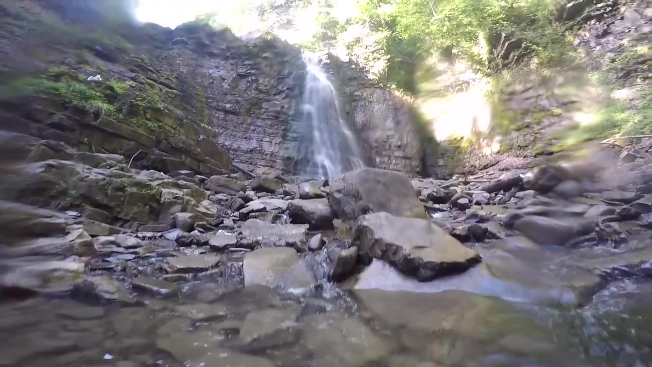 Манявський водоспад Україна Maniava Waterfall Ukraine