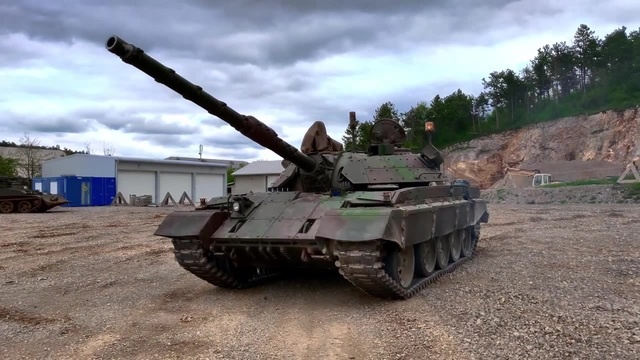 Tank M-55S in Park of Military History Pivka, Slovenia - Coub - The ...