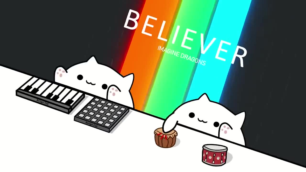 Imagine Cats - Believer 🎧 - Coub - The Biggest Video Meme Platform